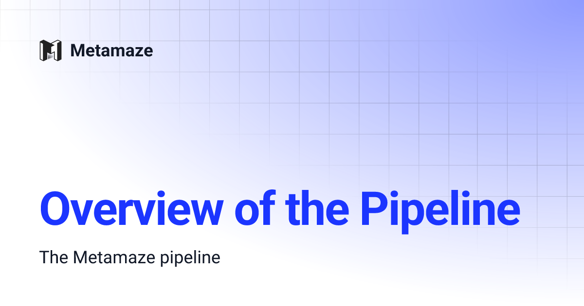 Overview of the Pipeline | Metamaze