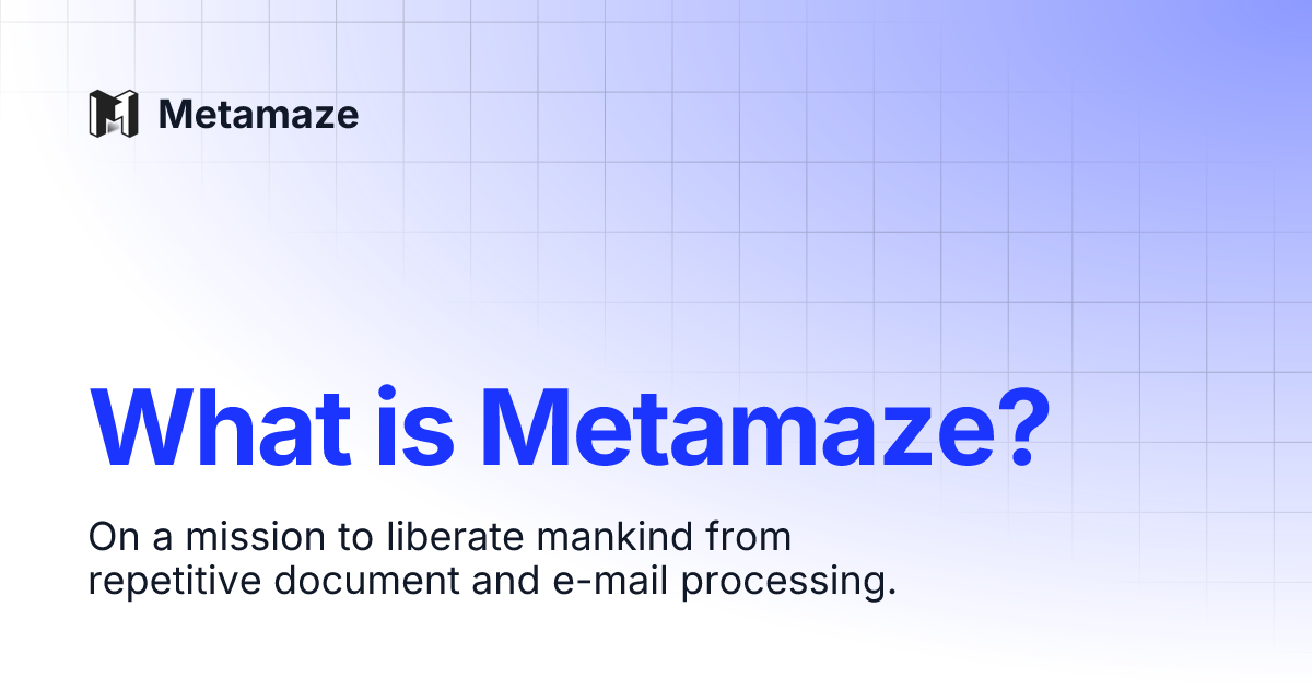 What is Metamaze? | Metamaze